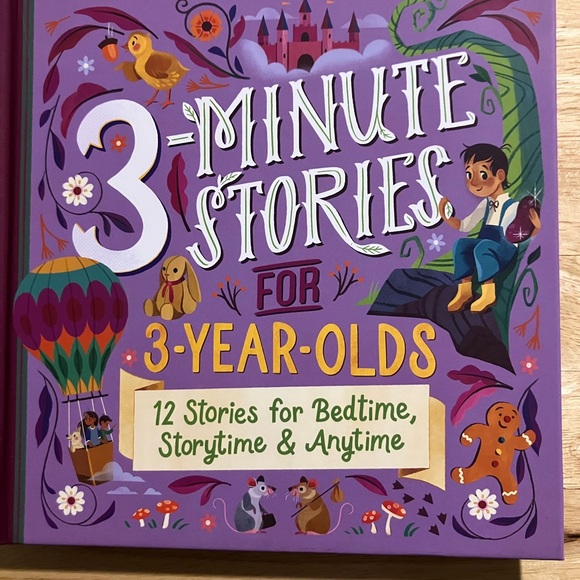 Other | 3minute Stories For 3yearolds Book Euc | Poshmark
